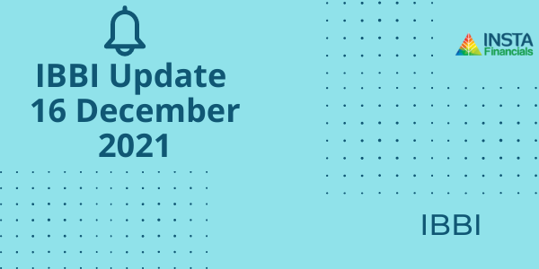 IBBI Update | 16 December 2021 - #BeTheFirst