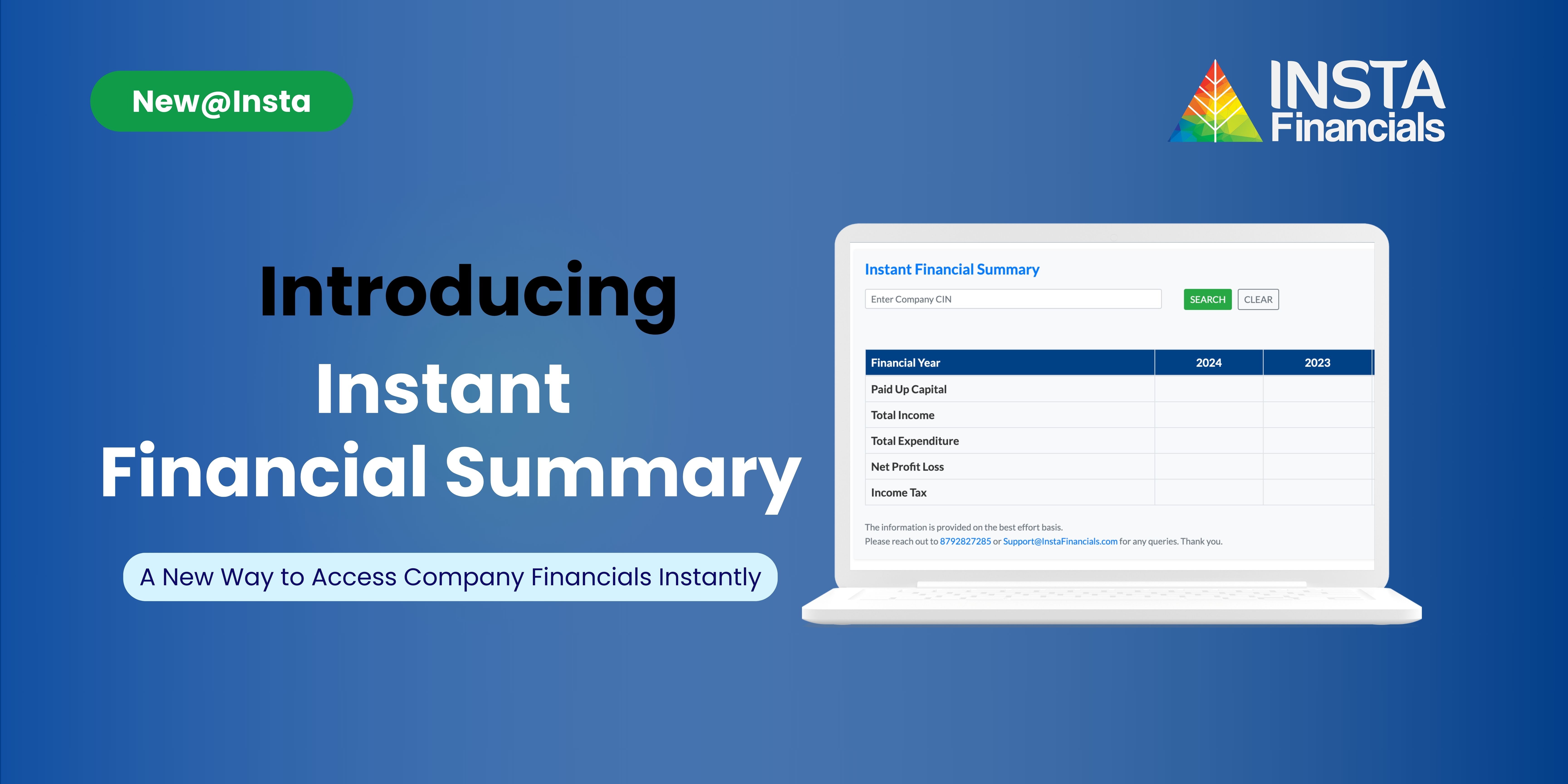 Introducing Instant Financial Summary: A New Way to Access Company ...