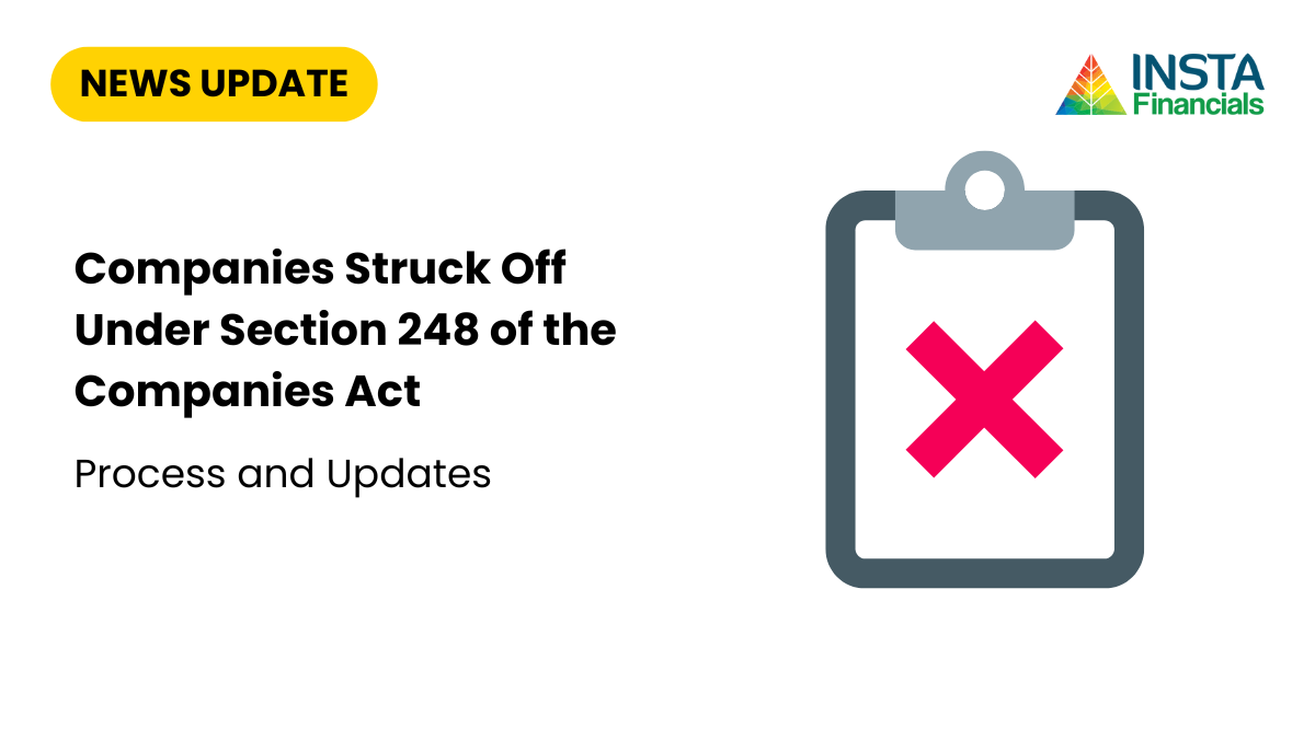 Companies Struck Off Under Section 248 of the Companies Act: Process ...